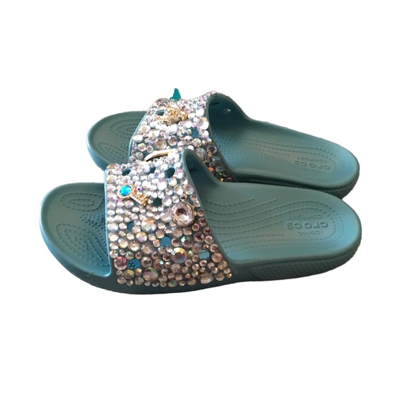 CROCS | Shoes | Custom Croc Slides | Poshmark